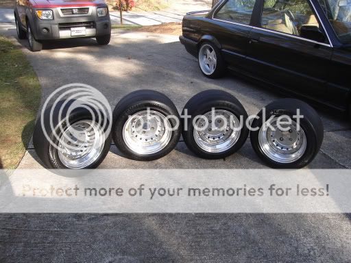 keizer 13x9 polished aluminum deep dish wheels + Hoosiers | VW Vortex ...