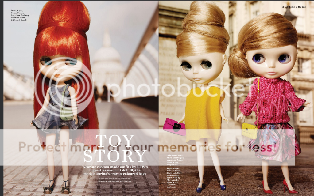 Blythe Models For Stylist Magazine | Dollrepublik