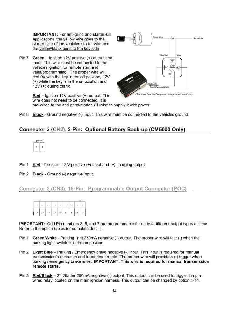 Compustar CM5000 Pinout help | Team Integra Forums