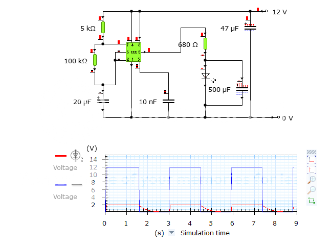 LED Pulsating\Dimming with 555 Timer | All About Circuits