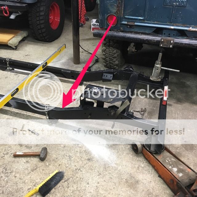 Redneck frame straightening - The CJ2A Page Forums